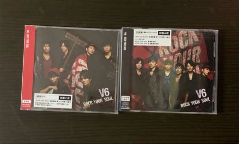V6 Rock Your Soul A通常盤 台版 興趣及遊戲 收藏品及紀念品 明星周邊 Carousell