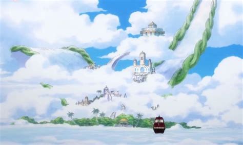 Skypiea Skypia Arc One Piece Sky Island One Piece One Piece Cloud