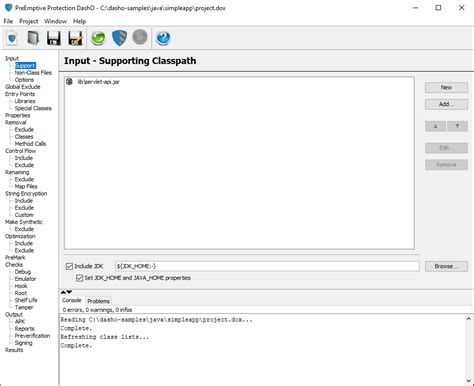 inputs standard mode preemptive protection dasho 12 5 0