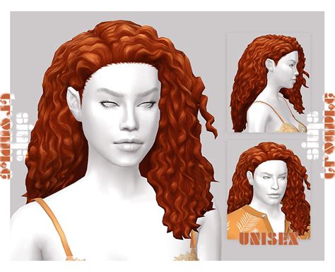 Sims 4 Maxis Match Curly Hair Landrts