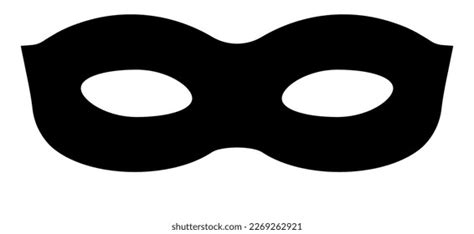 Mask Super Hero Carnival Thief Bandit Stock Vector Royalty Free
