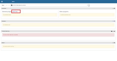 Learner S Guide To Tracker Capture DHIS Documentation