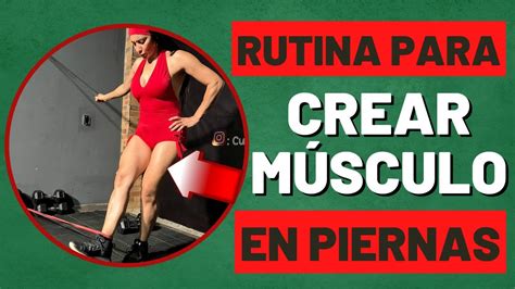 Rutina Para Aumentar Masa Muscular En PIERNAS Y PANTORRILLAS Desde Casa
