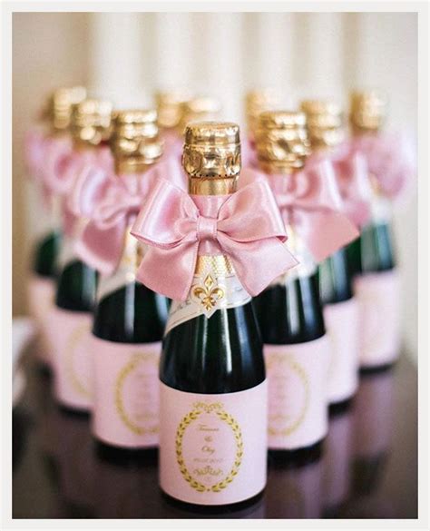 Make Your Wedding Memorable With Mini Champagne Bottles As Favors The