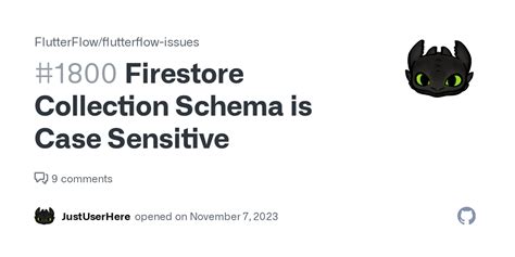 Firestore Collection Schema Is Case Sensitive · Issue 1800