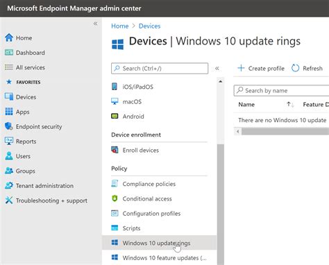 Windows 10 Mit Intune Aktualisieren Update Rings M365 And Azure