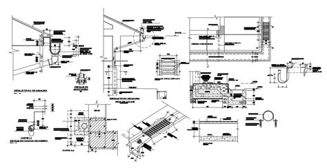 2d Cad Drawing Of Storm Drain Detail Autocad Software Cadbull
