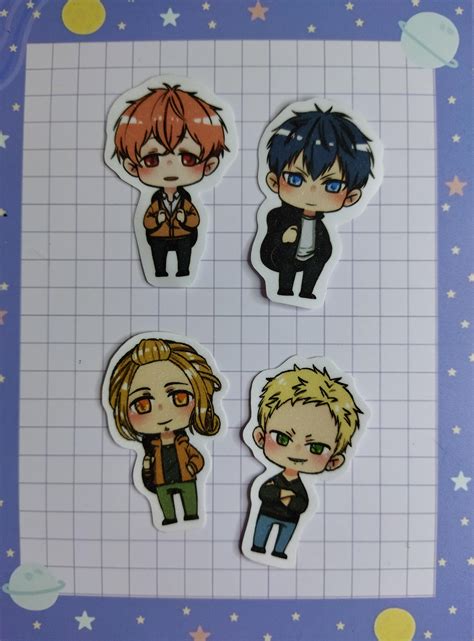 Given Chibi Stickers ｡ﾉω｡ Rgivenanime