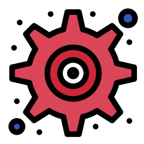 Cogwheel Flatart Icons Lineal Color Icon