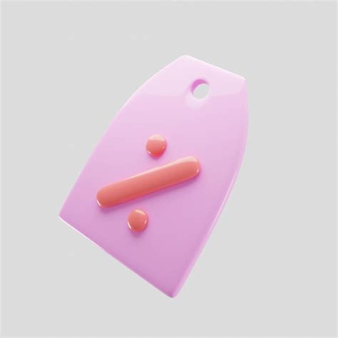 Premium Photo 3d Tag Price Icon For Discount Sale Discount And
