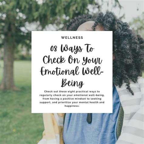 08 Ways To Check On Your Emotional Well Being Riyah Speaks