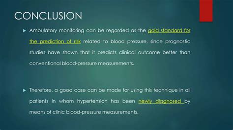 Ambulatory Blood Pressure Monitoring Abpm Pptx