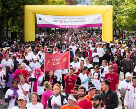 15 000 Members Of Team CIBC Join Thousands Of Canadians In The Canadian Breast Cancer Foundation