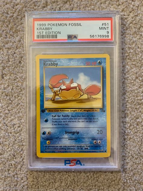 Pokemon 1999 Wotc 1st Edition Fossil PSA Mint 9 Slabs YOU CHOOSE EBay