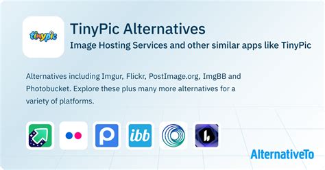 Tinypic Alternatives Top 12 Image Hosting Services And Similar Apps