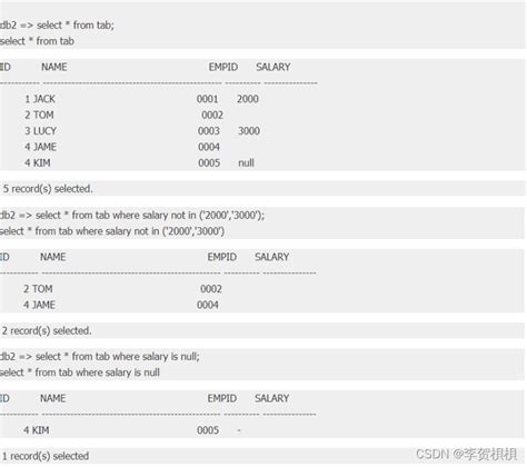 Db2学习db2查询前100条数据 Csdn博客