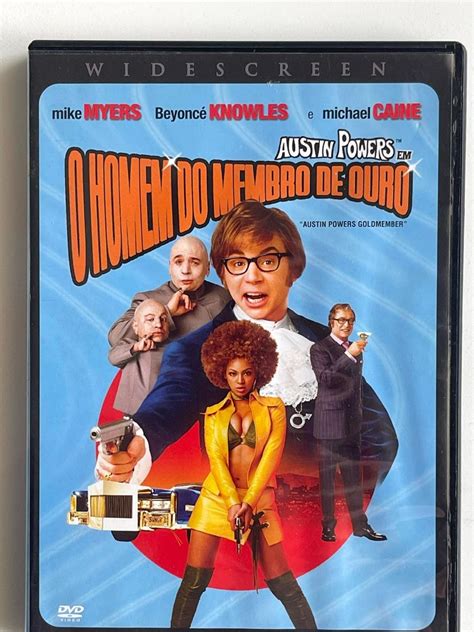 Dvd Austin Powers O Homem do Membro de Ouro Original Novo Filme e Série Warner Bros Nunca