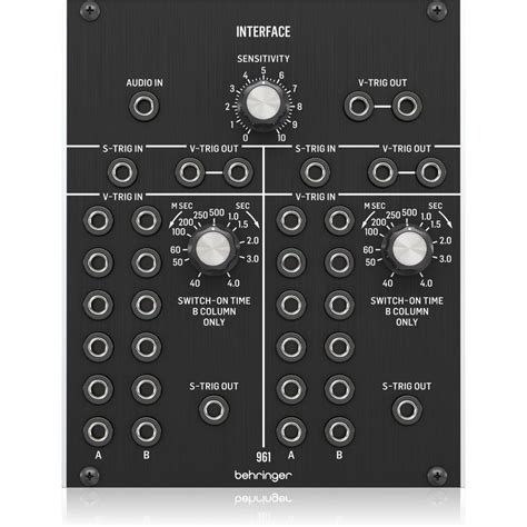 Behringer Synthesizer 961 Interface Modular Synthesizer Diverse
