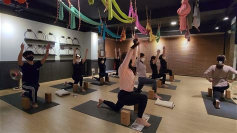 빈야사 요가 60분 수업하체순환에 도움을 주는 빈야사요가하누만 아사나앞벅지늘리기와 햄스트링 유연성에 초점vinyasa