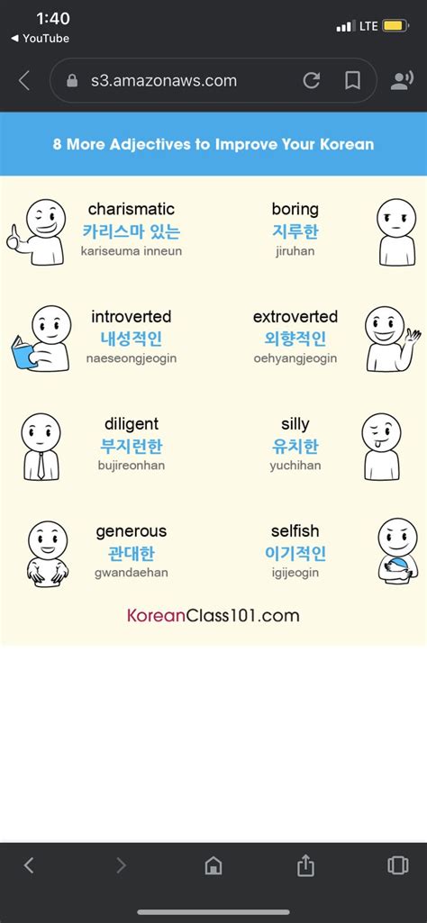 Pin By Kelly Macq On Korean Words Korean Words Learning Korean