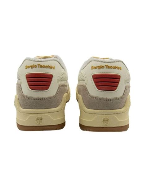 Sergio Tacchini Prime Shot Da Ultra Sneaker Antique Almond Olid And Adrenaline In Metallic For