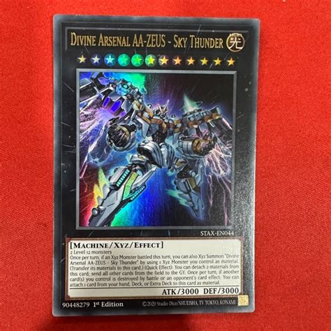 Thẻ Bài Yugioh Chính Hãng Divine Arsenal Aa Zeus Sky Thunder