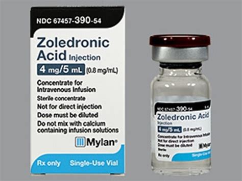 Zoledronic Acid 4mgvial Sdv 5mlvial Mcguff Medical Products