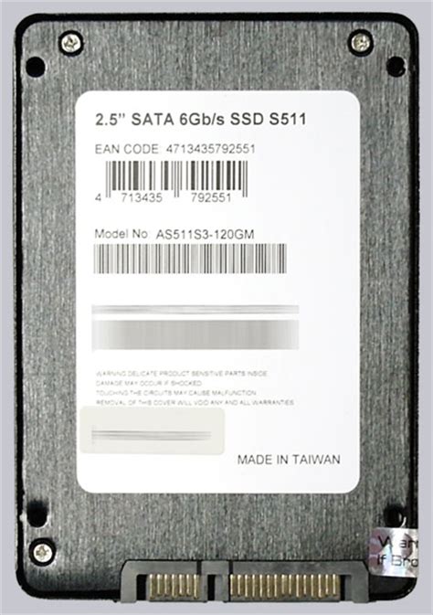 ADATA S511 120GB AS511S3 120GM C SATA3 SSD Review The Technical Data