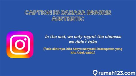80 Caption Ig Bahasa Inggris Dan Artinya Singkat Tapi Aesthetic