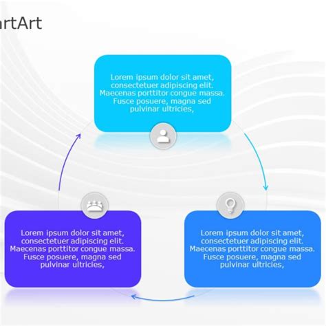 SmartArt Cycle Block Cycle 5 Steps