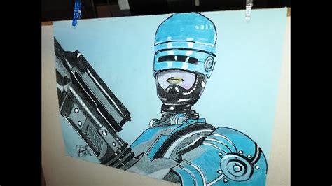 How To Draw Robocop Simple 2d Como Dibujar A Robocop 2d Sencillo Como