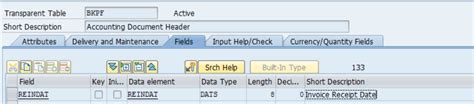 How To Activate Invoice Receipt Date In Document H Sap Community