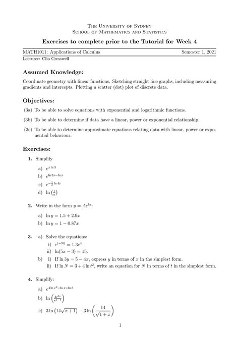 Week 3 Content Pre Week 4 Exercises The University Of Sydney School Of Mathematics And