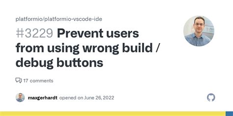Prevent Users From Using Wrong Build Debug Buttons · Issue 3229 · Platformioplatformio