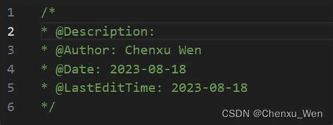 【代码美化】vscode 一键添加作者信息、函数注释 Vscode添加作者信息 Csdn博客
