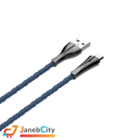 کابل شارژ و انتقال دیتا 1 متری Micro الدینیو Ldnio مدل Ls461 جانب سیتی