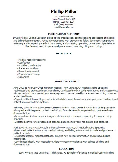 Medical Coding Resume Format Pdf Hcc Medical Coder Resume Example