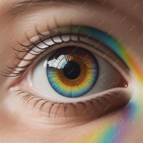 Premium Photo Rainbow Iris