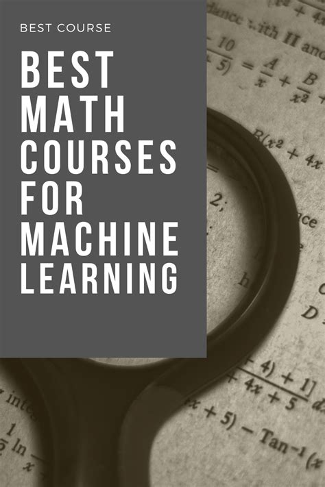 12 Best Math Courses For Machine Learning Data Science Artofit