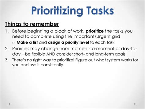 how to initiate prioritize and plan tasks ppt download