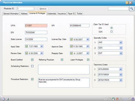 Single Record Format