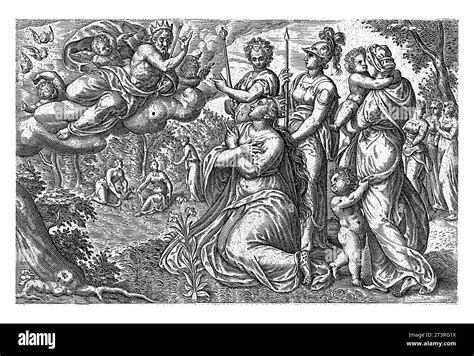 Bride Is Invited Into Heaven Johannes Wierix Possibly After Gerard