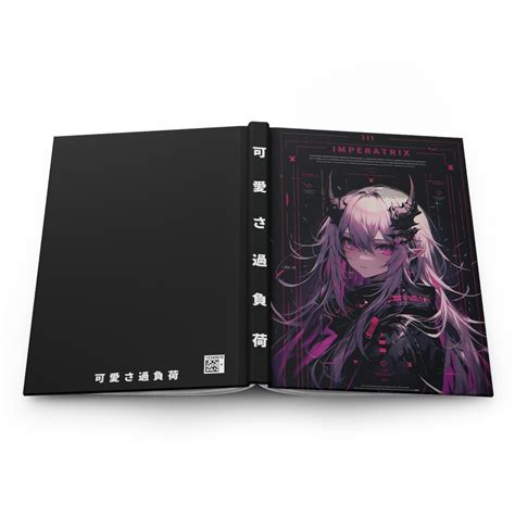 Anime Art Journal Anime Girl Notebook Anime T Dream Journal Demon