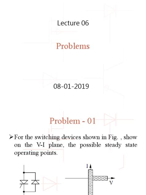 Lecture 06 Problems Pdf Inductor Electric Current
