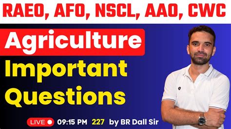 Agriculture Important Questions Afo Aao Raeo Nsc Cwc Up Ta Tgt