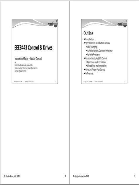 Pdf 9 Induction Motor Scalar Control Dokumentips