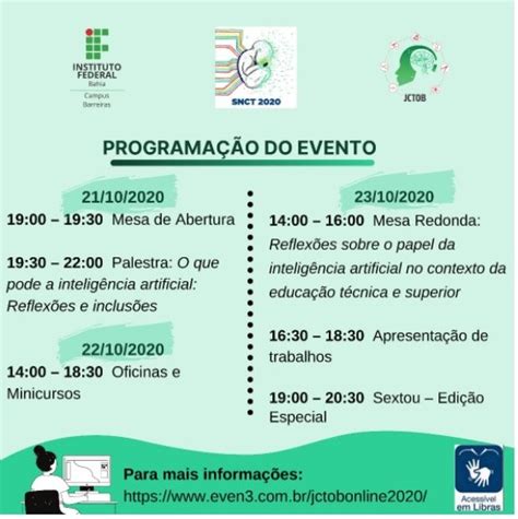 Inteligência Artificial é Tema Da Jornada Científica E Tecnológica Do