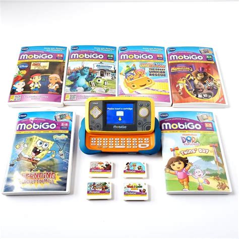 Vtech Mobigo Touch Learning System Blueyellow W 10 Games Tested