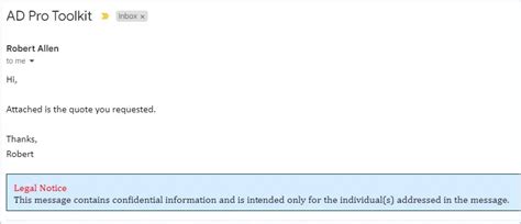 How To Add Email Disclaimer In Office Active Directory Pro