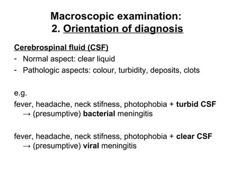 Macroscopic And Microscopic Examination In Bacteriology Ppt